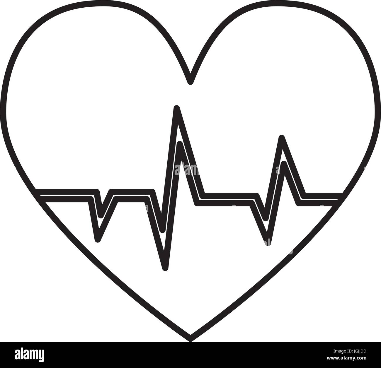 cardio heart icon Stock Vector Image & Art - Alamy