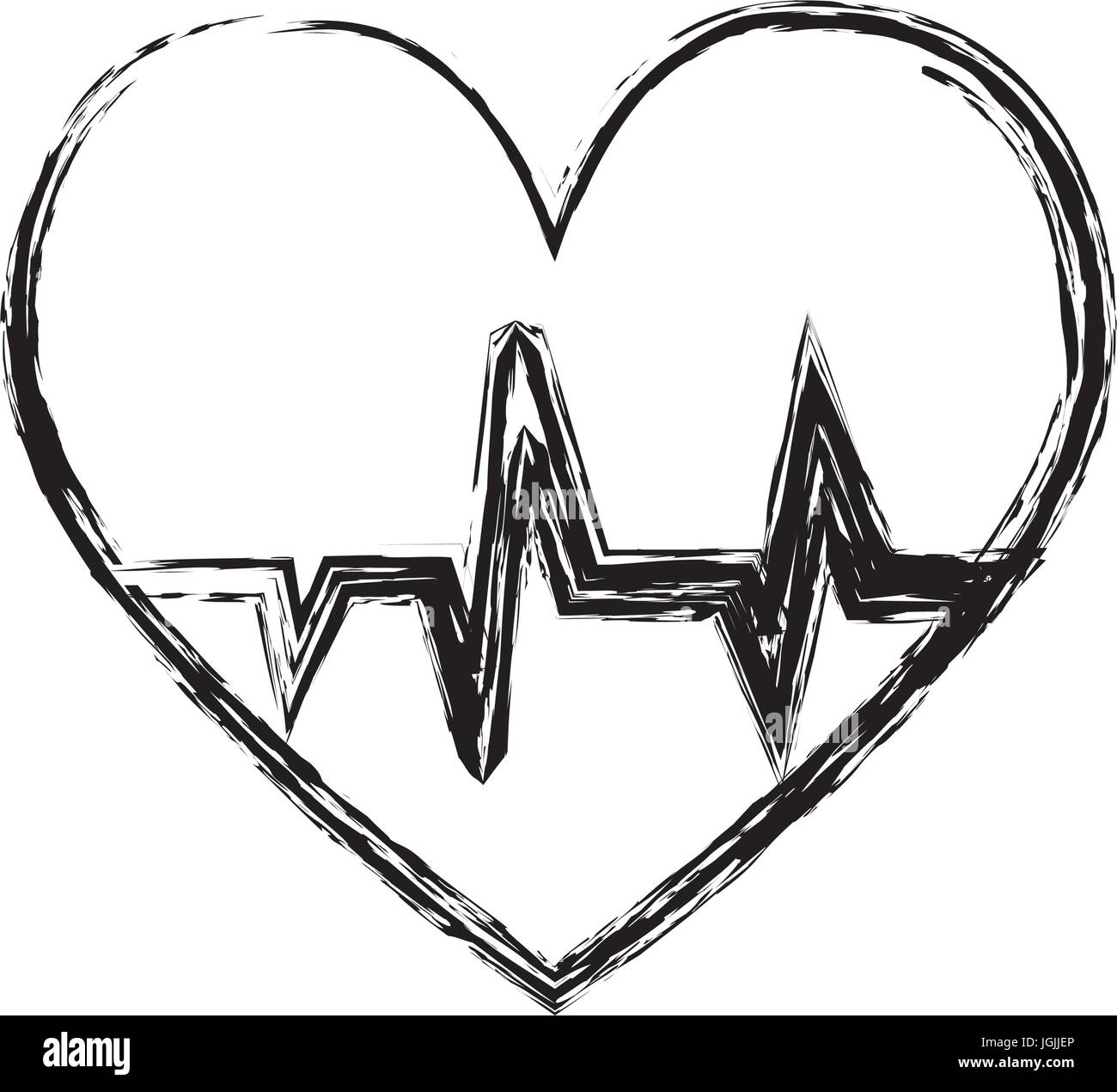 cardio heart icon Stock Vector Image & Art - Alamy