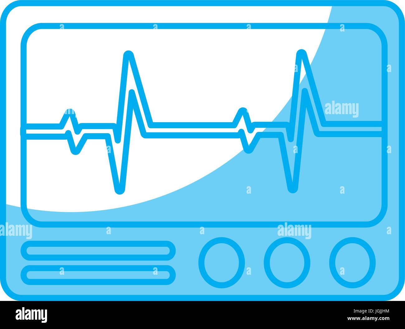 cardiac monitor device icon Stock Vector Image & Art - Alamy