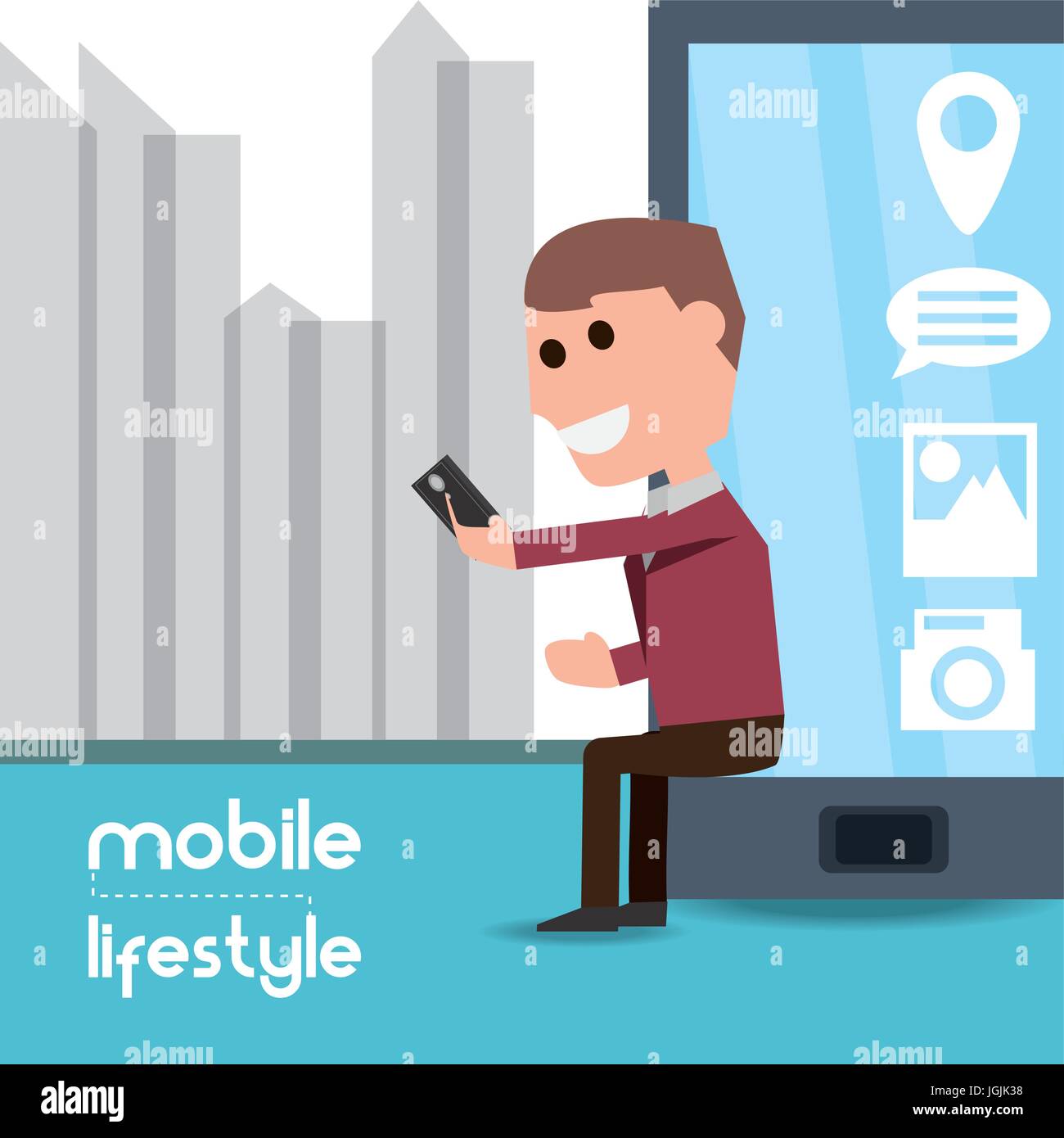 Selecting app Stock Vector Images - Alamy
