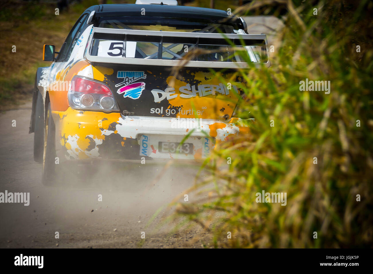 Rally cars racing in barbados hi-res stock photography and images - Alamy
