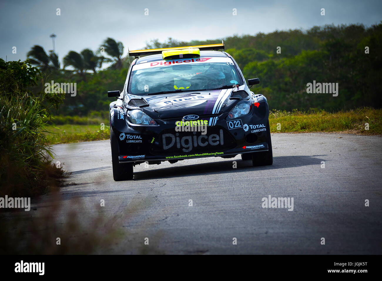Sol Rally Barbados Day 2 Stock Photo - Alamy
