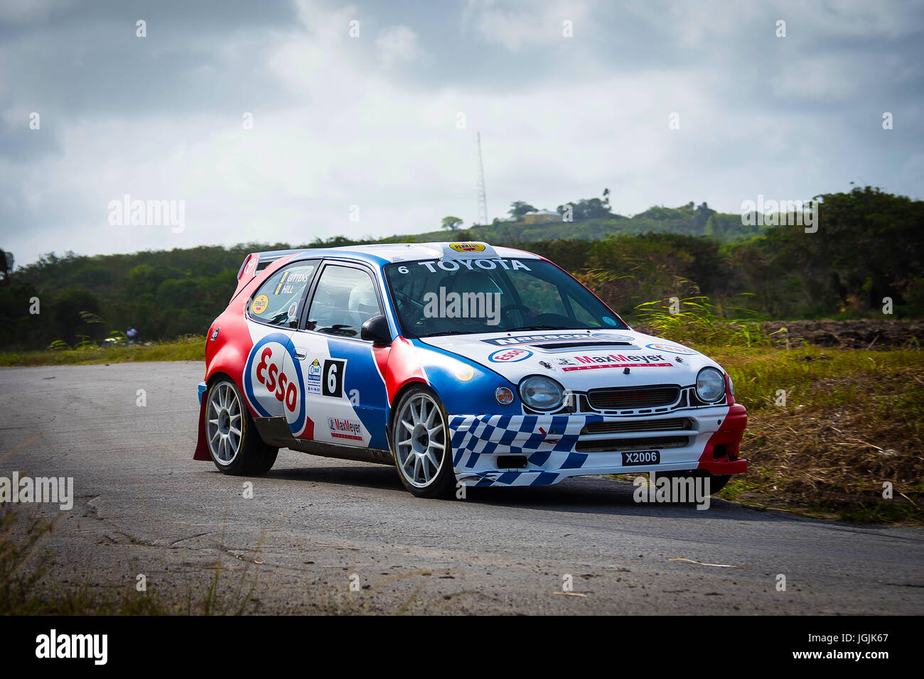 Sol Rally Barbados Day 2 Stock Photo - Alamy
