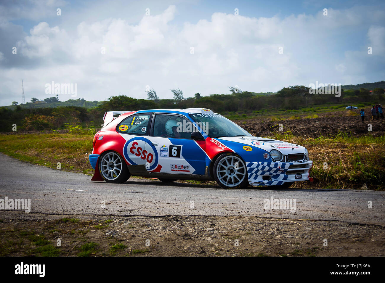 Sol Rally Barbados Day 2 Stock Photo - Alamy