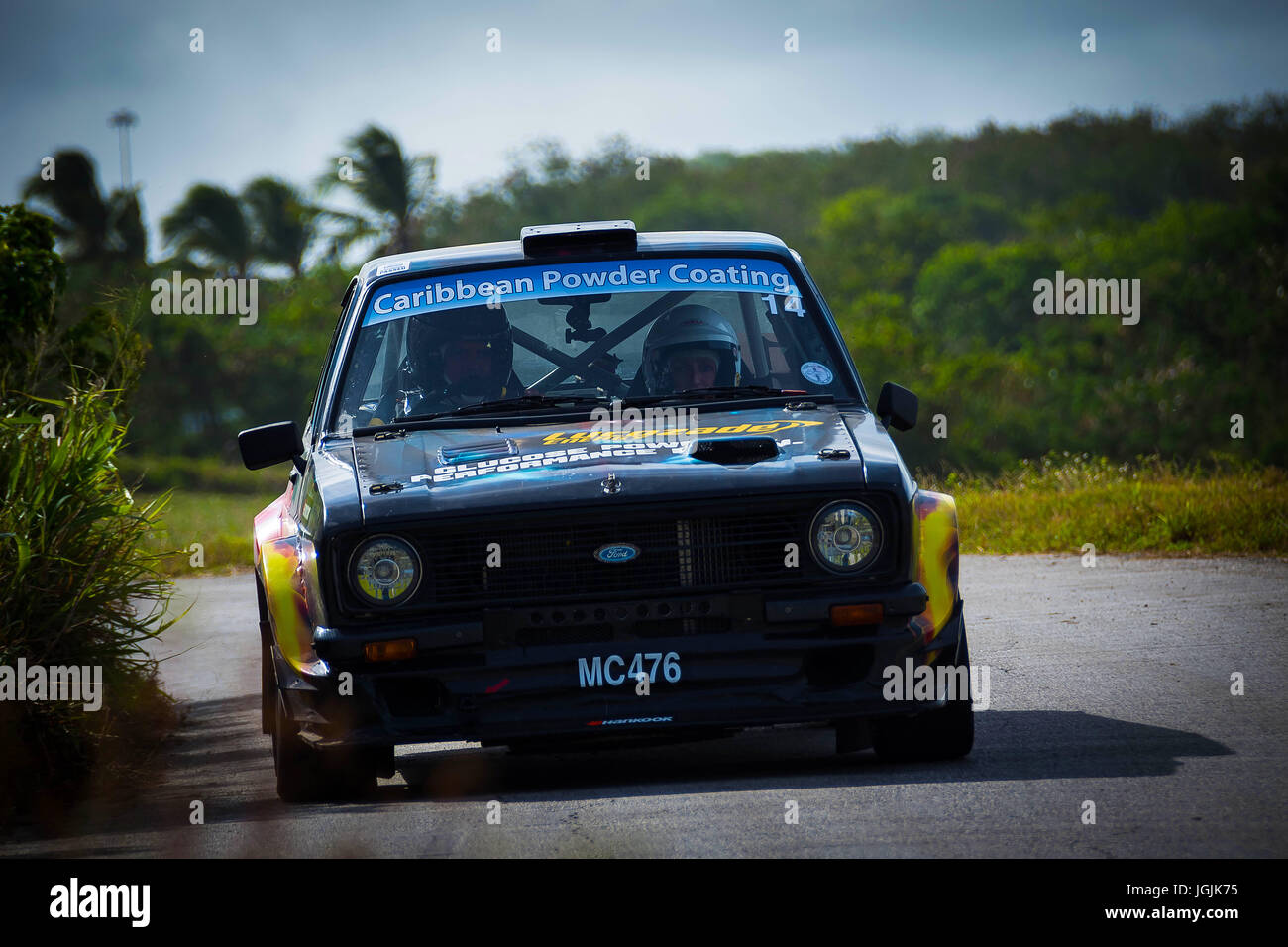 Sol Rally Barbados Day 2 Stock Photo - Alamy