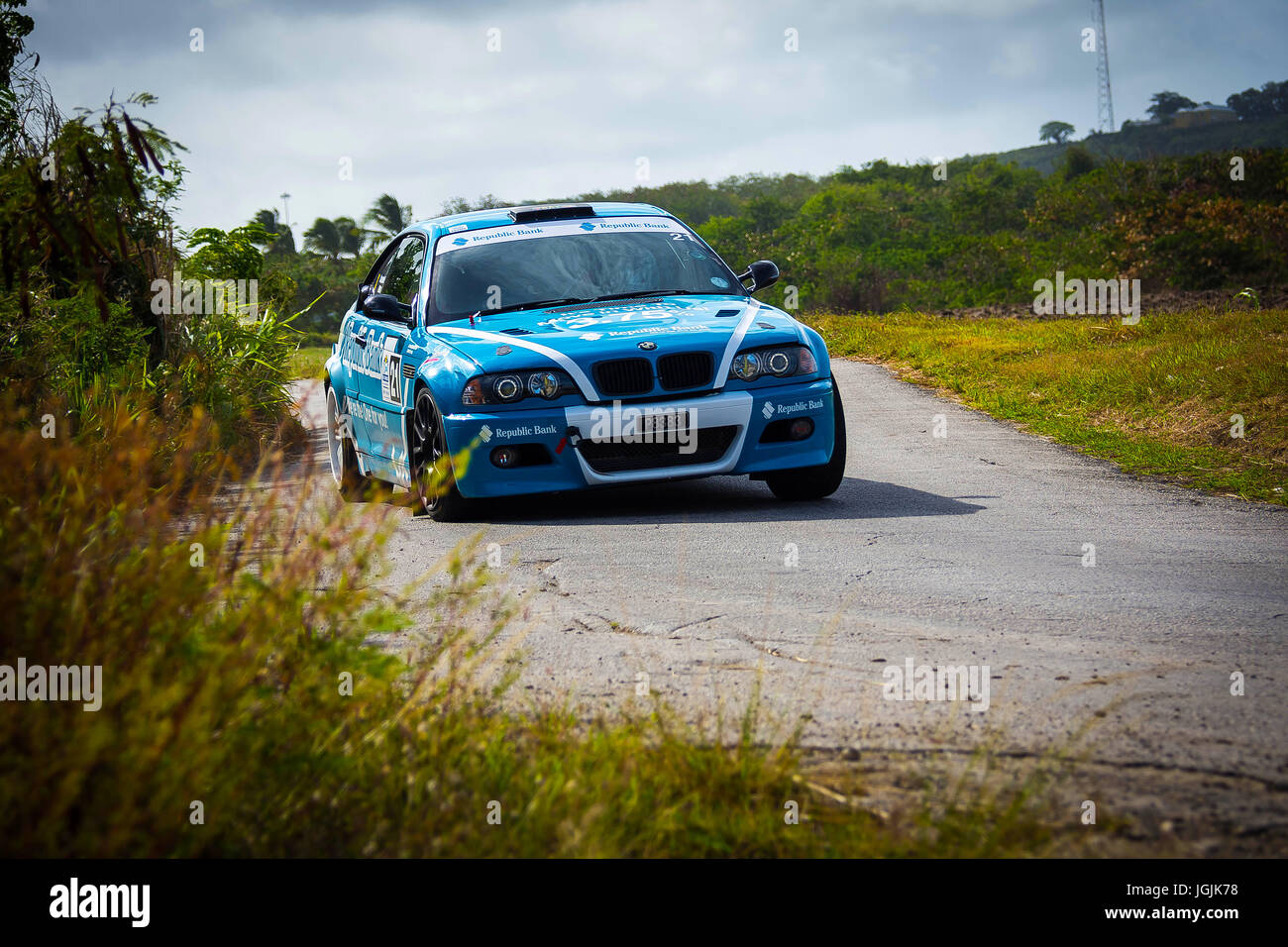 Sol Rally Barbados Day 2 Stock Photo - Alamy