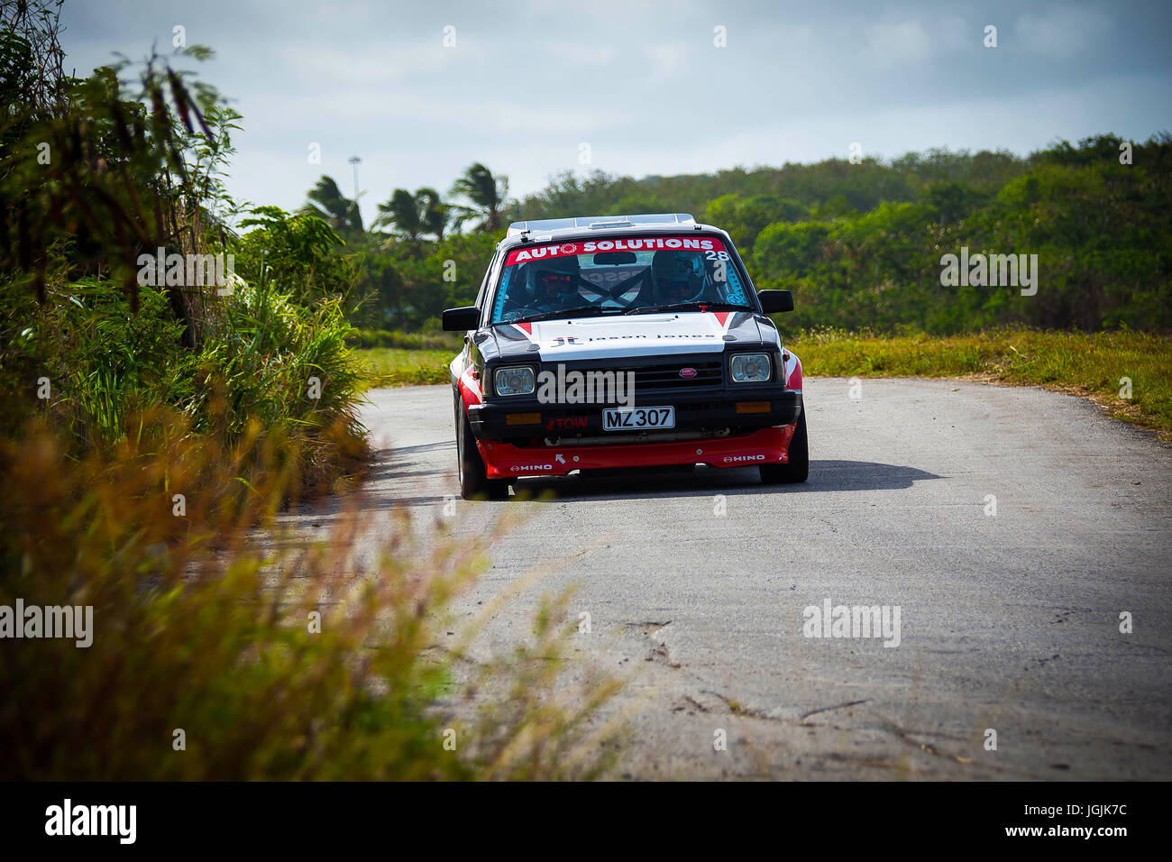Sol Rally Barbados Day 2 Stock Photo - Alamy