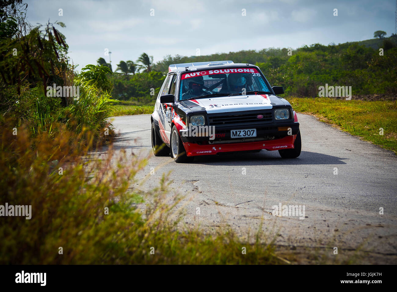Sol Rally Barbados Day 2 Stock Photo - Alamy