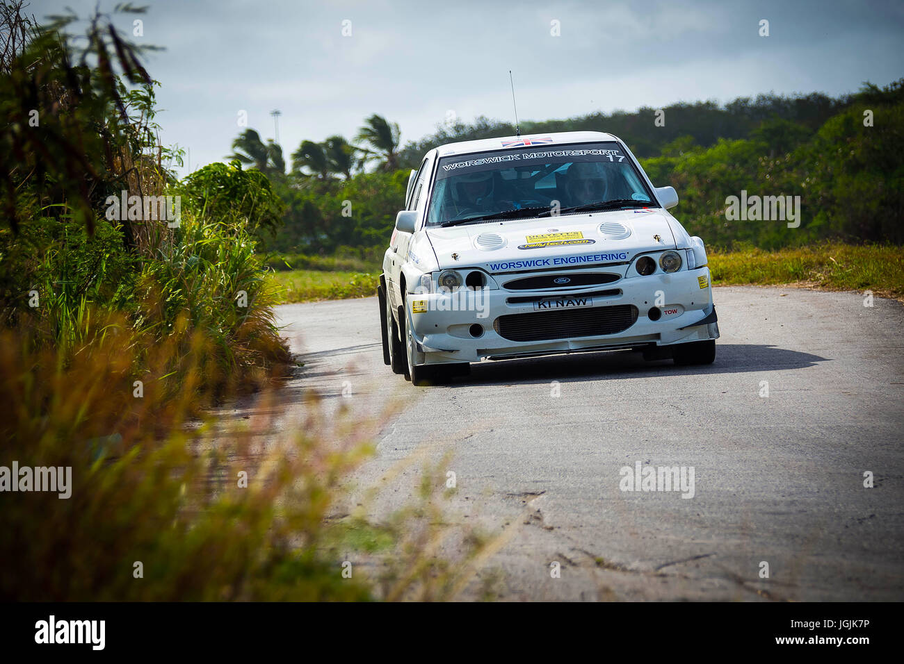 Sol Rally Barbados Day 2 Stock Photo - Alamy