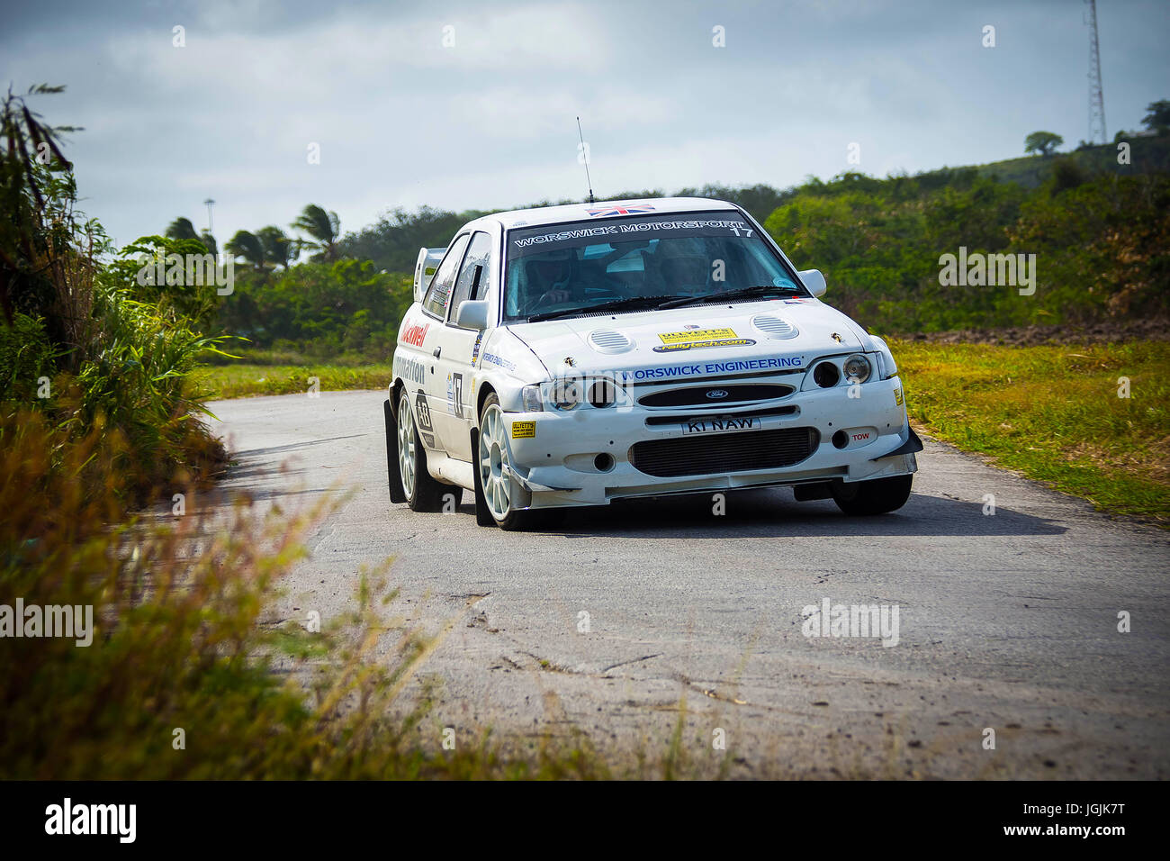 Sol Rally Barbados Day 2 Stock Photo - Alamy