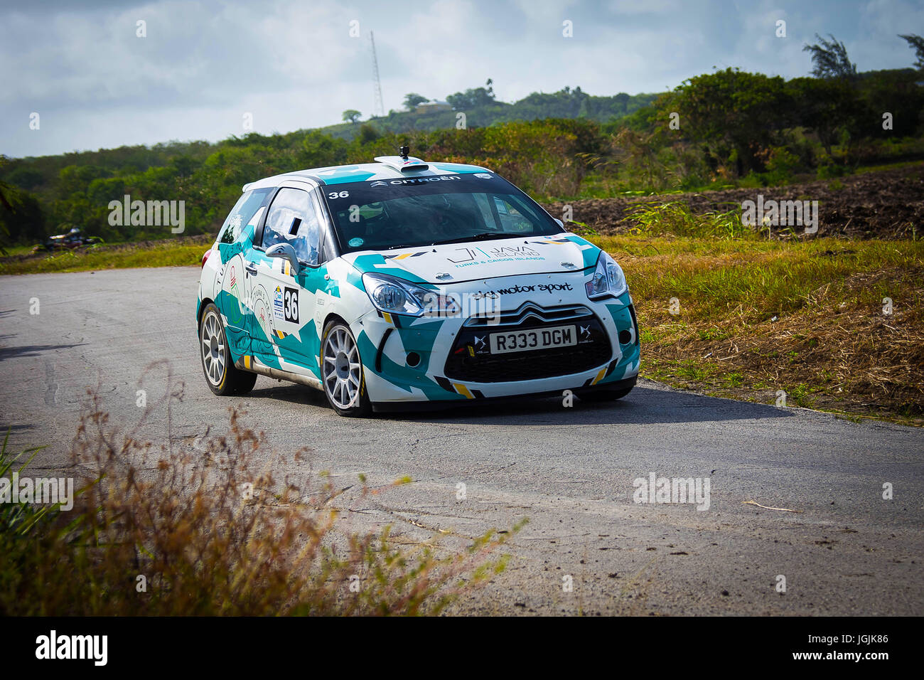 Sol Rally Barbados Day 2 Stock Photo - Alamy