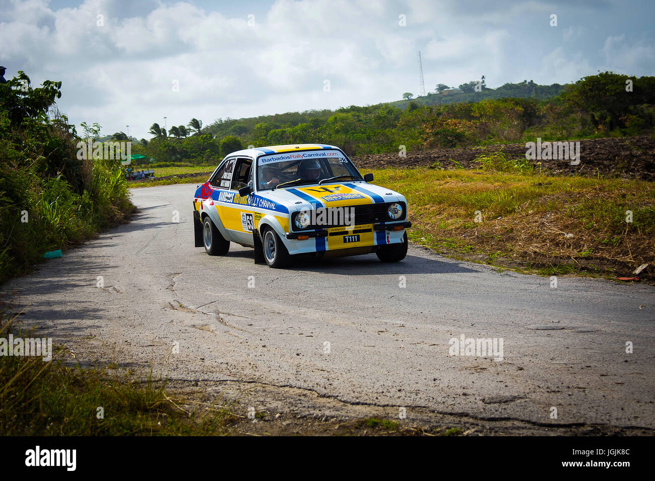 Sol Rally Barbados Day 2 Stock Photo - Alamy
