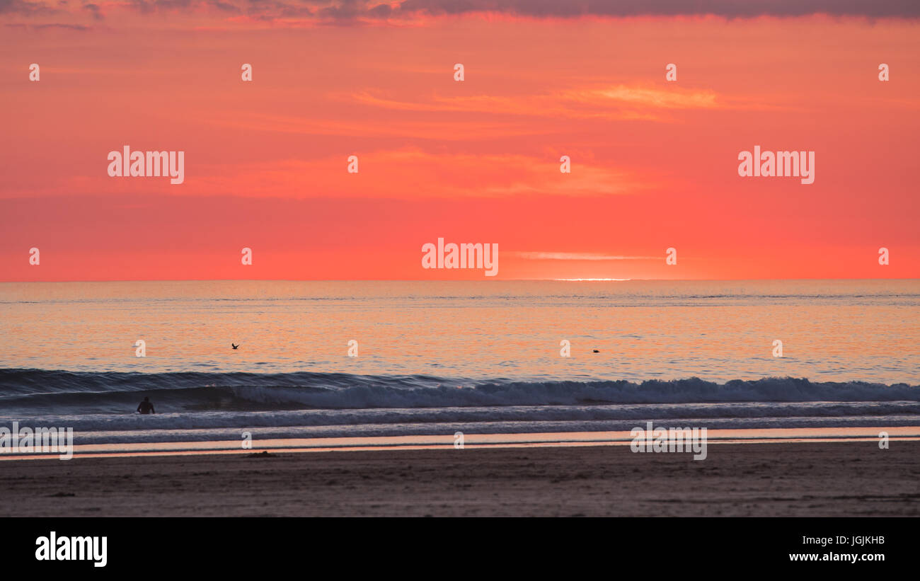 Woolacombe sunset hi-res stock photography and images - Alamy