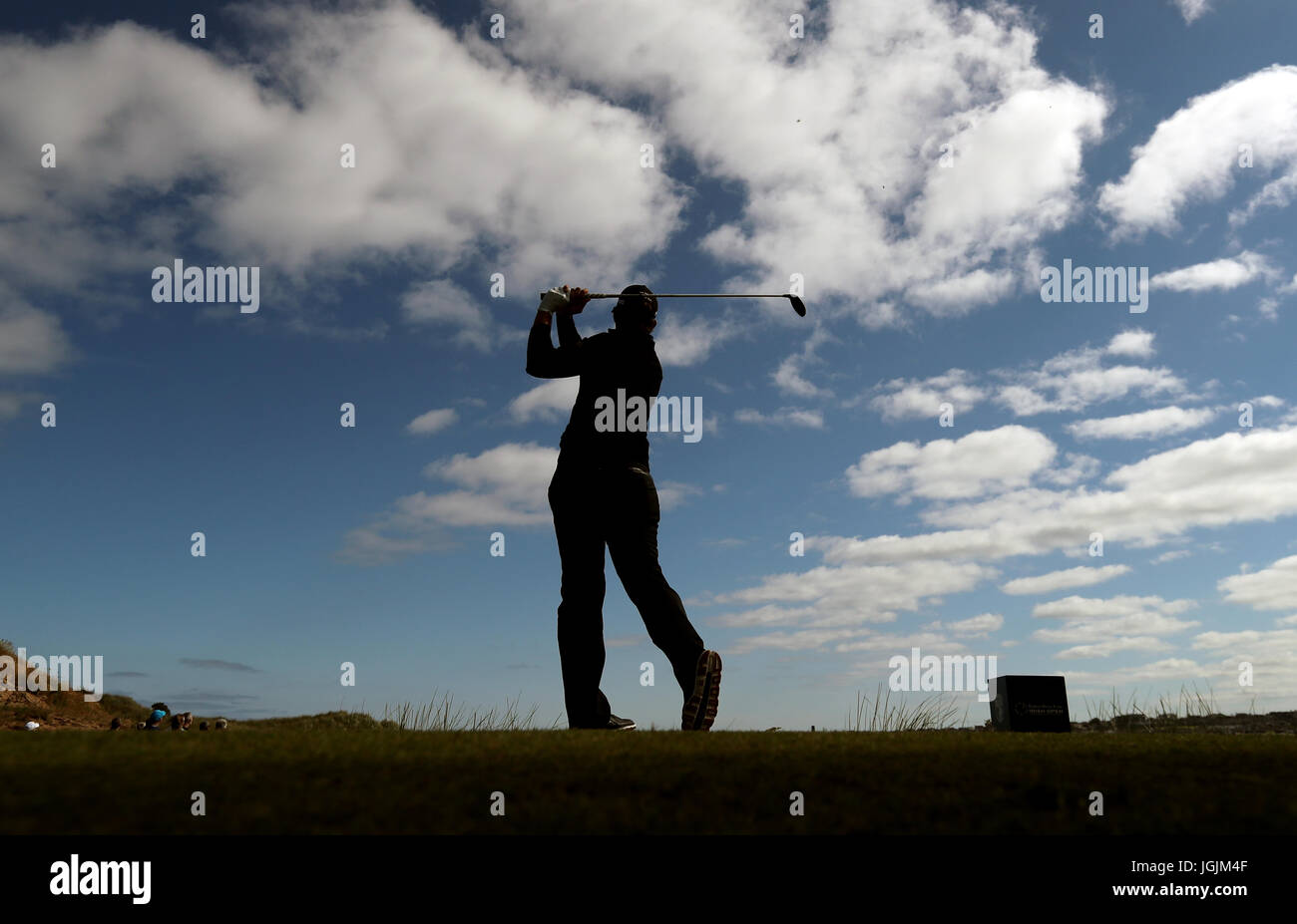 France's Matthew Pavon on the eighth during day three of the Dubai Duty ...