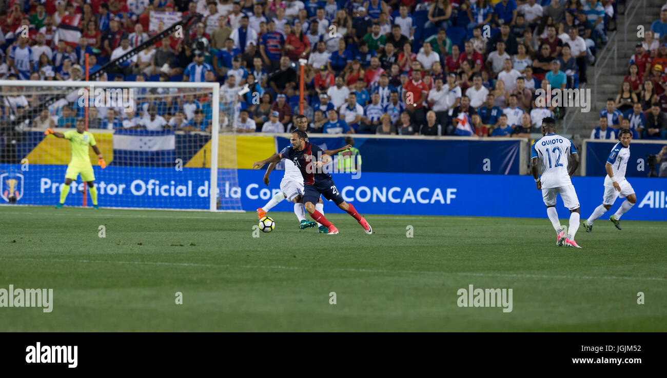Marco Urena (21) of Costa Rica National team controls ball during ...