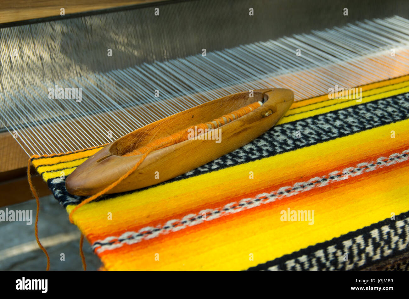 Shuttle weaving machine hi-res stock photography and images - Alamy
