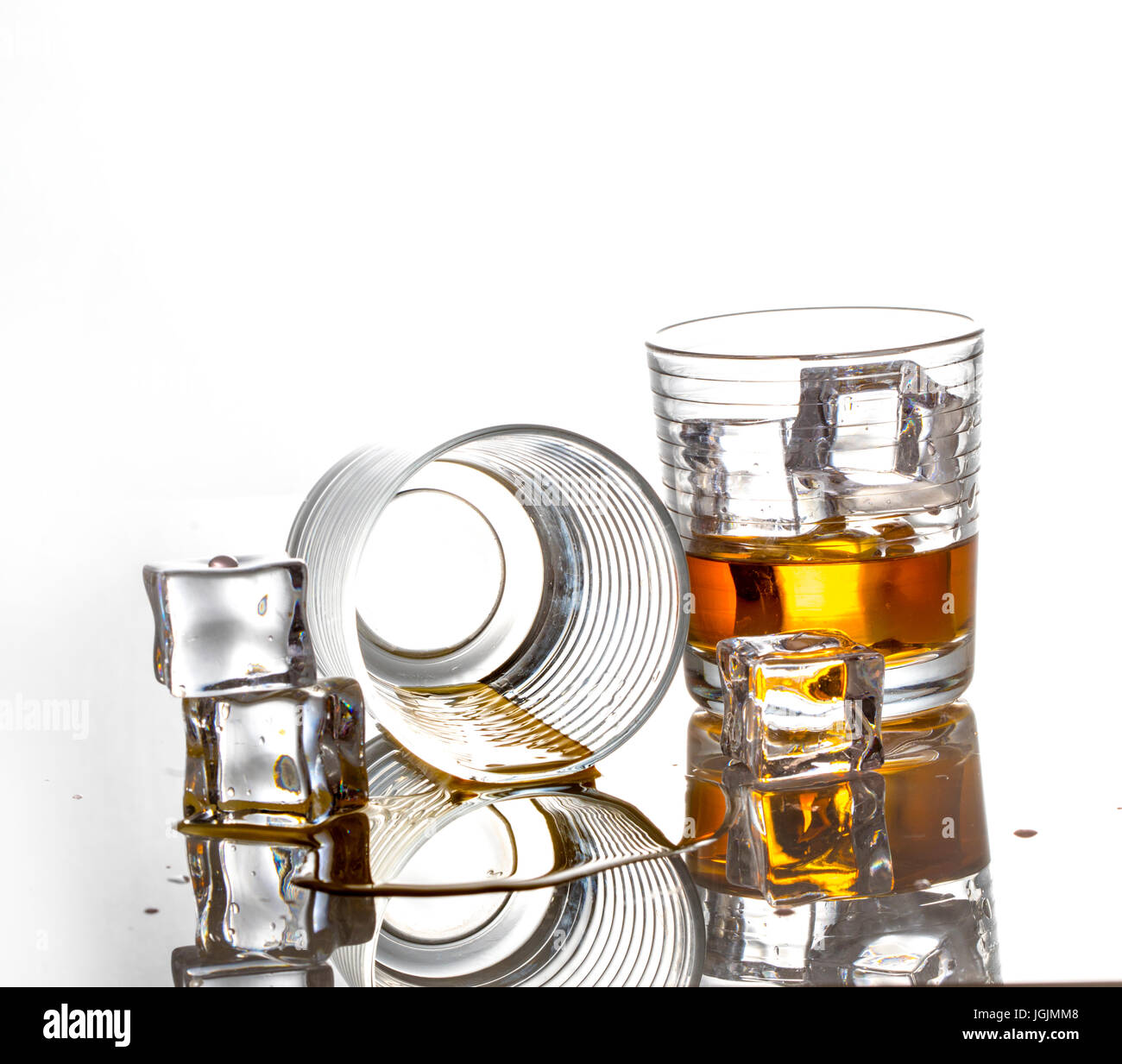 Rum Drink on White background Captains Spice Rum Stock Photo - Alamy