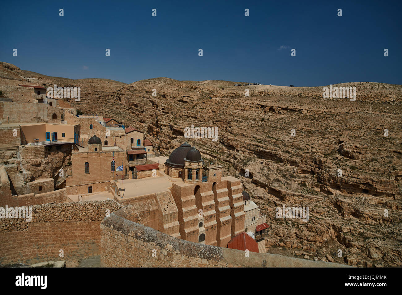 Mar Saba monastery at the desert (Israel Stock Photo - Alamy