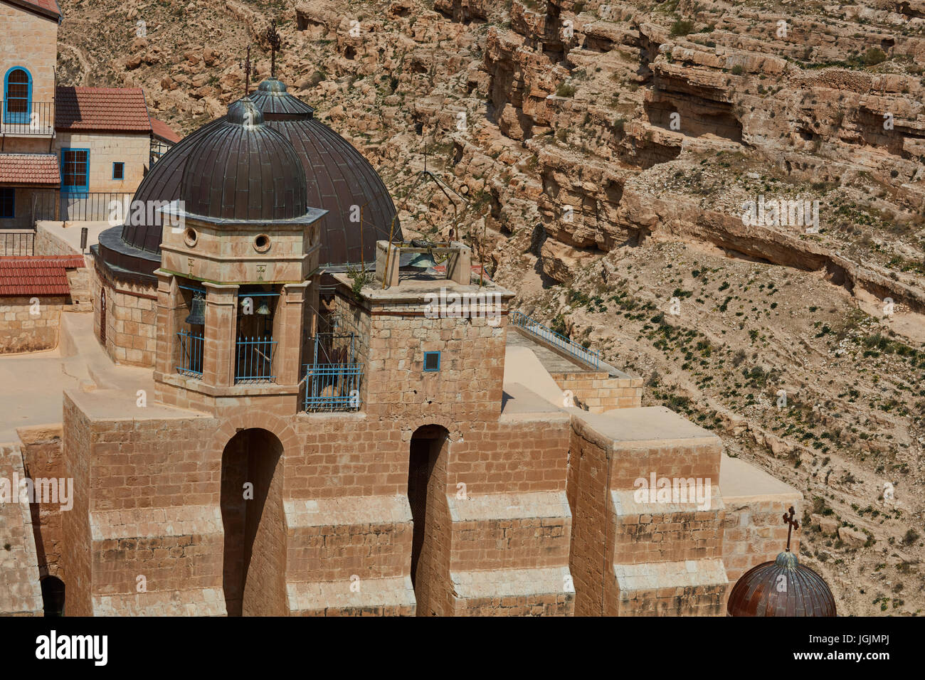 Mar Saba monastery at the desert (Israel Stock Photo - Alamy