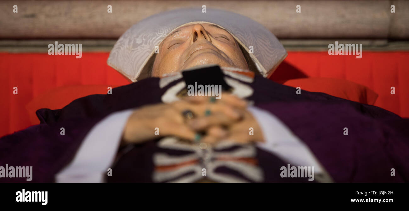 Cologne, Germany. 7th July, 2017. The late Cardinal Joachim Meisner is ...