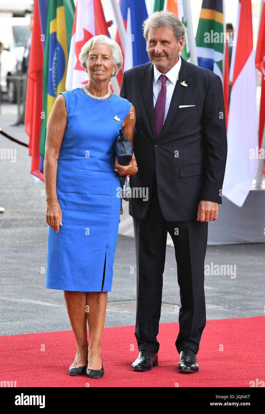 Hamburg, Germany. 7th July, 2017. Managing Director of the IMF Chrinine ...