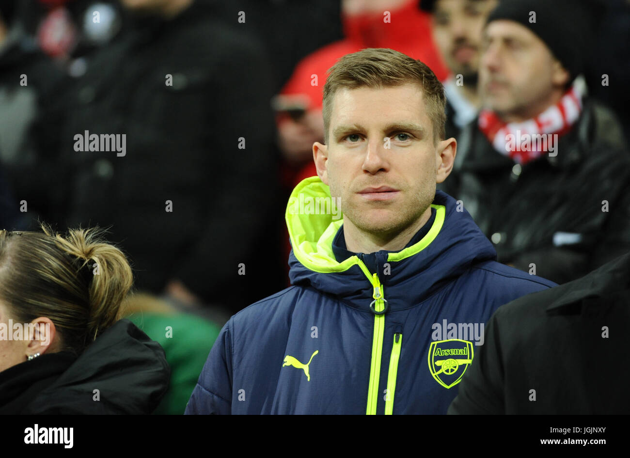 FILE - Per Mertesacker, photographed at the Champions League round of ...