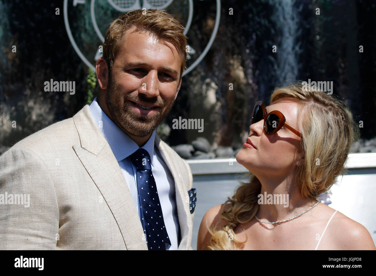 CHRIS ROBSHAW , GIRLFRIEND CAMILLA KERSLAKE, THE WIMBLEDON ...