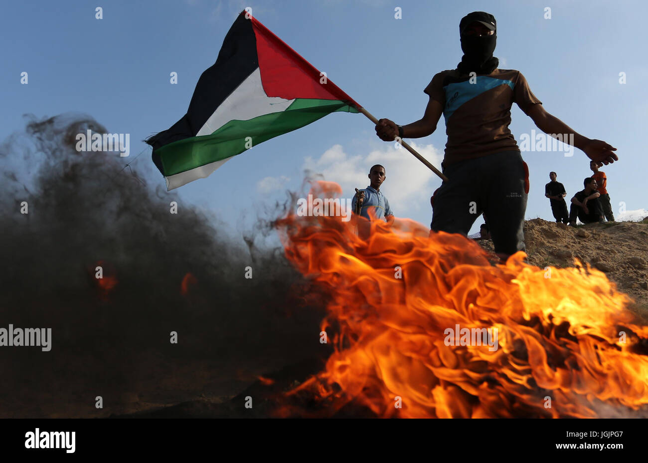 Al-Bureij, Gaza Strip, Palestinian Territory. 7th Jul, 2017. A ...