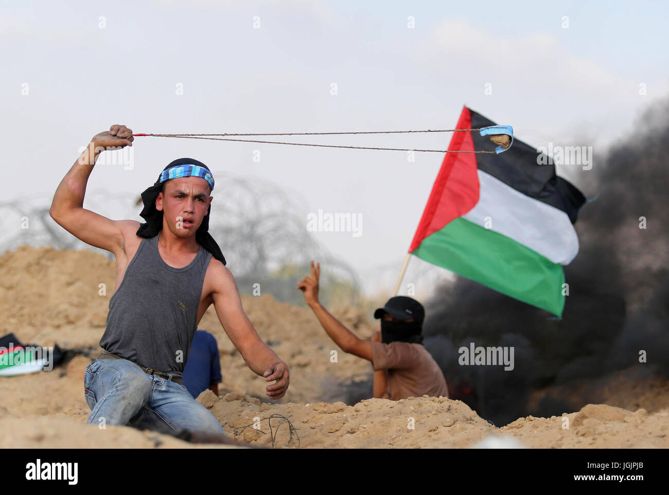 Al-Bureij, Gaza Strip, Palestinian Territory. 7th Jul, 2017. A ...