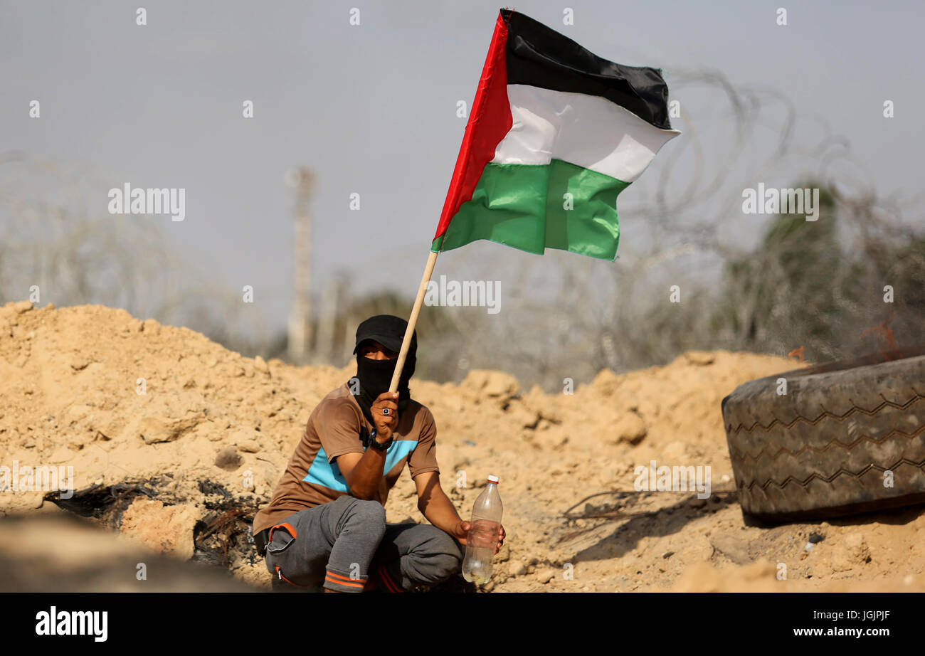 Al-Bureij, Gaza Strip, Palestinian Territory. 7th Jul, 2017. A ...