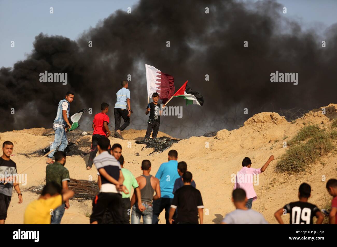 Al-Bureij, Gaza Strip, Palestinian Territory. 7th Jul, 2017 ...
