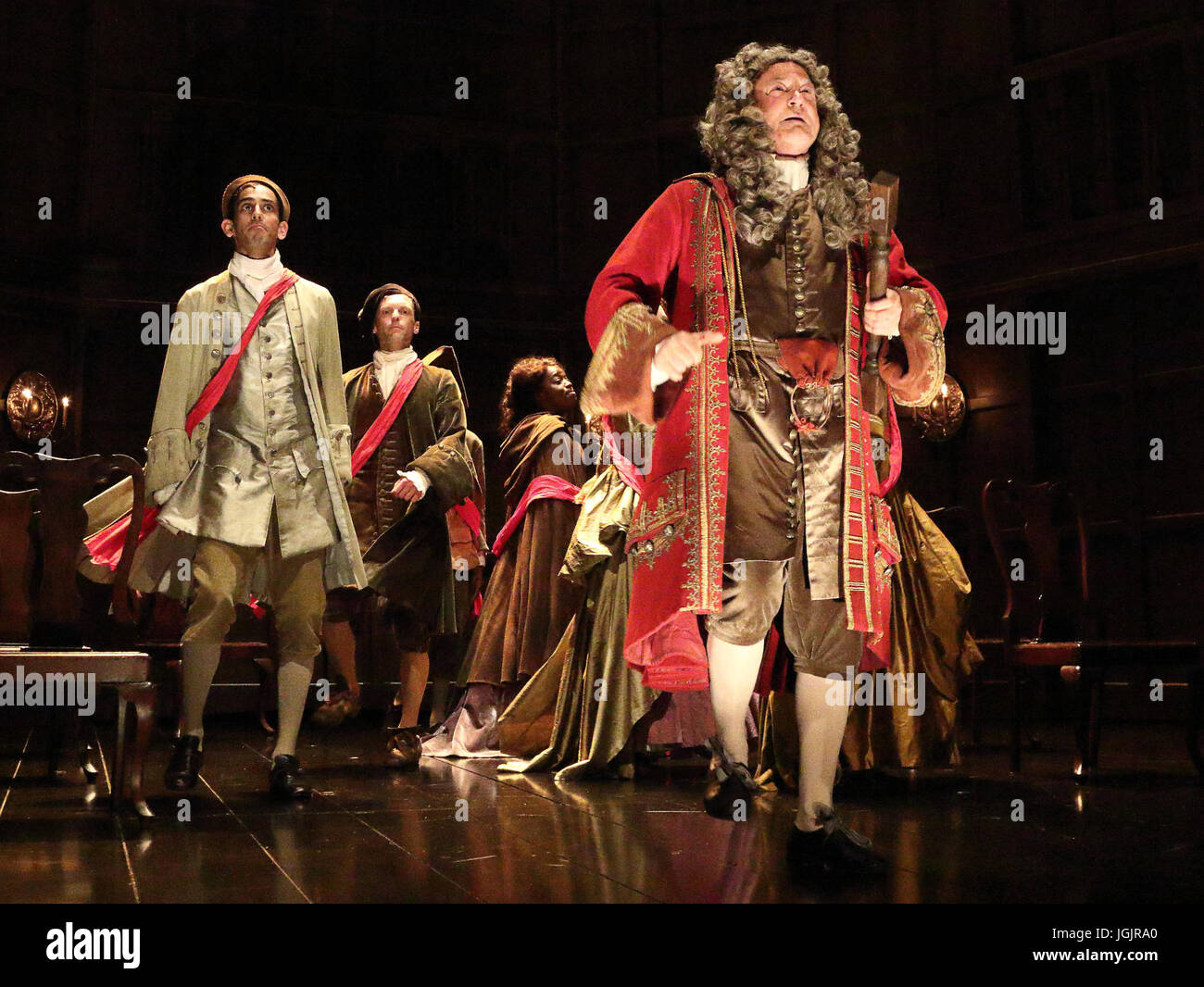 London, UK. Michael Fenton Stevens as Dr John Radcliffe in the Royal ...