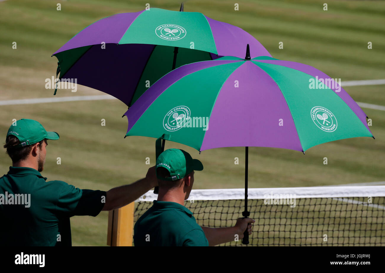 WIMBLEDON UMBRELLAS, THE WIMBLEDON CHAMPIONSHIPS 2017, THE WIMBLEDON ...