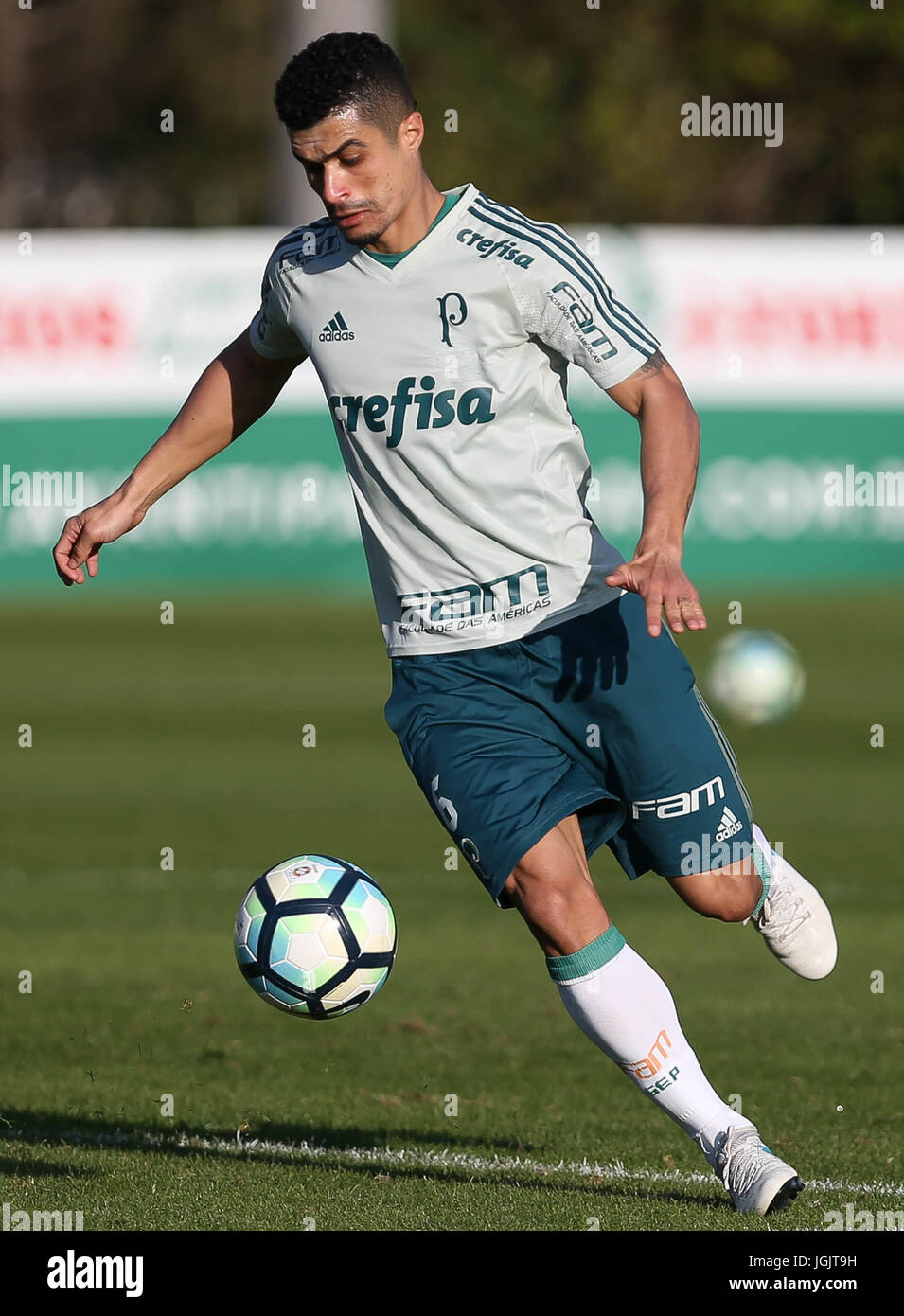 SÃO PAULO, SP - 07.07.2017: TREINO DO PALMEIRAS - The player Egídio ...