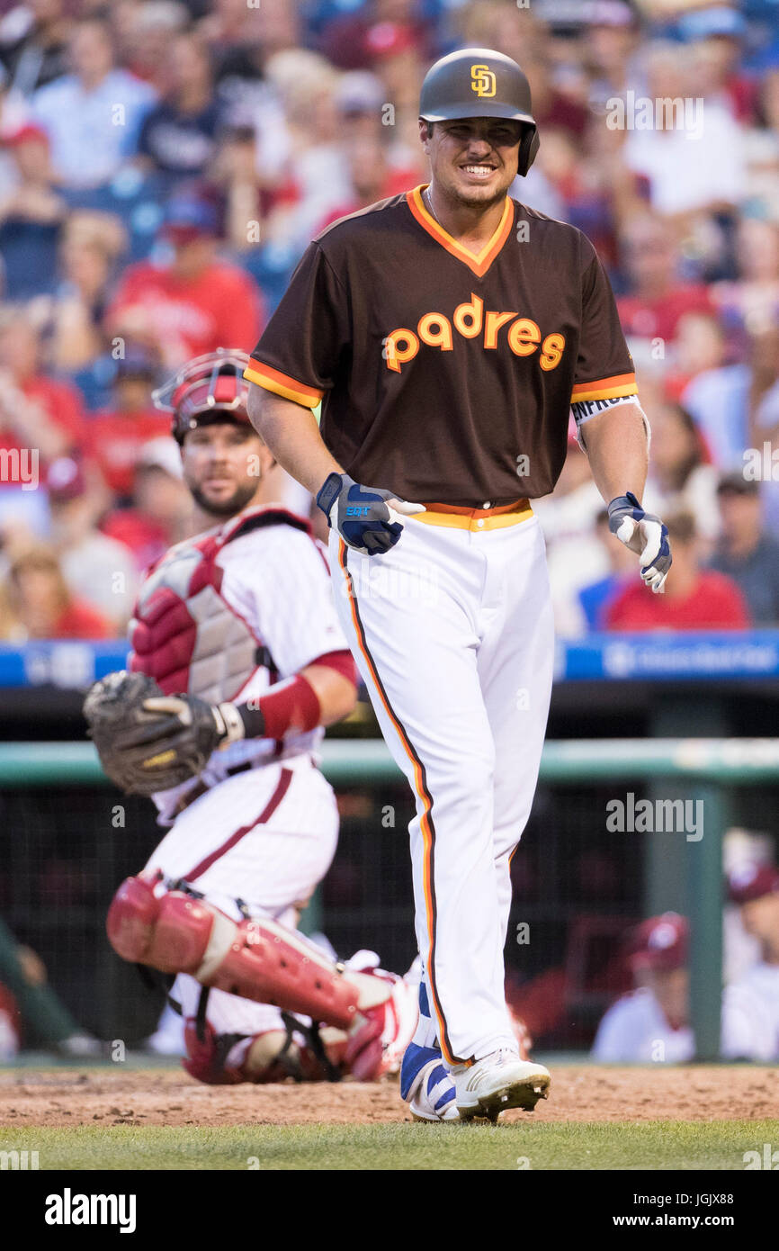 Philadelphia, Pennsylvania, USA. 7th July, 2017. San Diego Padres right ...