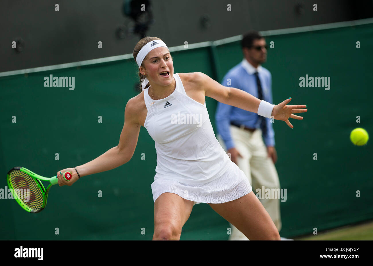 Jelena ostapenko 2017 wimbledon hi-res stock photography and images - Alamy