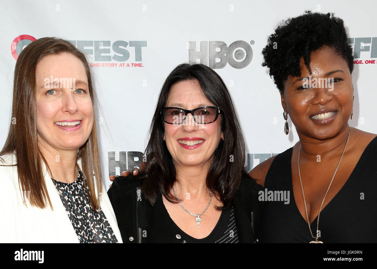 Los Angeles, California, USA. 07th July, 2017. Leslie Thomas, Lori Kaye ...