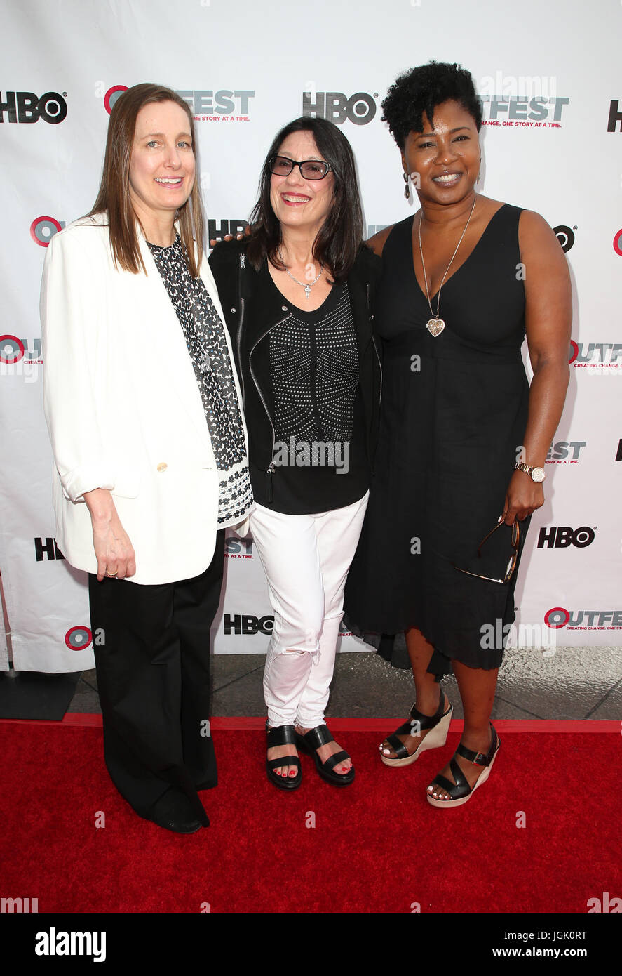 Los Angeles, California, USA. 07th July, 2017. Leslie Thomas, Lori Kaye ...