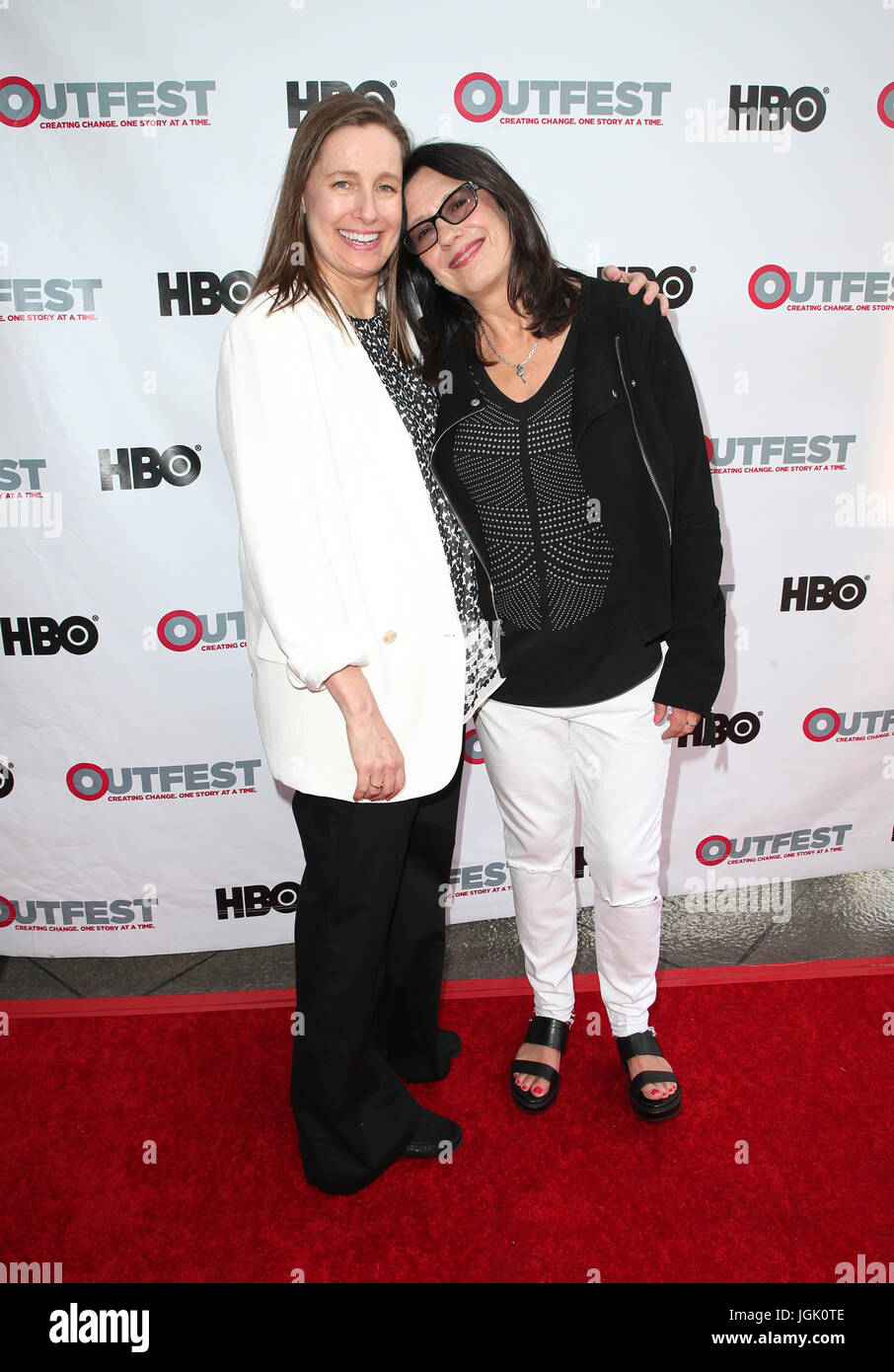 Los Angeles, California, USA. 07th July, 2017. Leslie Thomas, Lori Kaye ...
