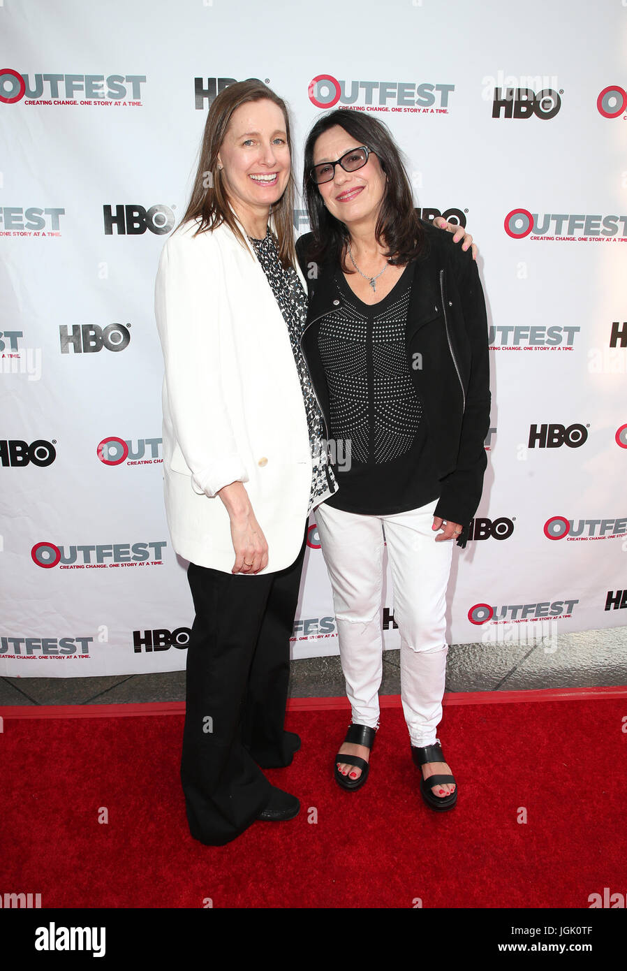 Los Angeles, California, USA. 07th July, 2017. Leslie Thomas, Lori Kaye ...
