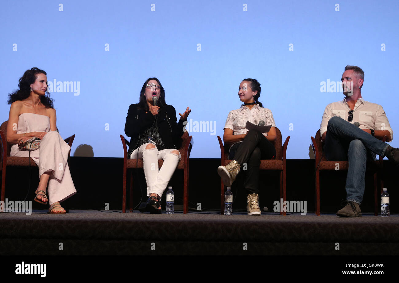 Los Angeles, California, USA. 07th July, 2017. Andie MacDowell, Lori ...