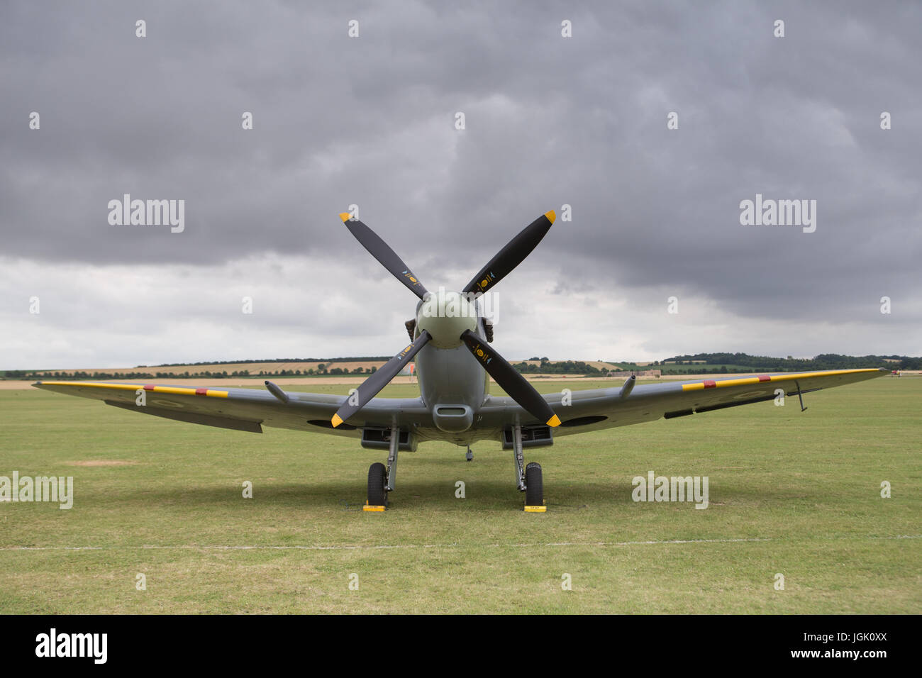 Spitfire hurricane fighter on display hi-res stock photography and ...