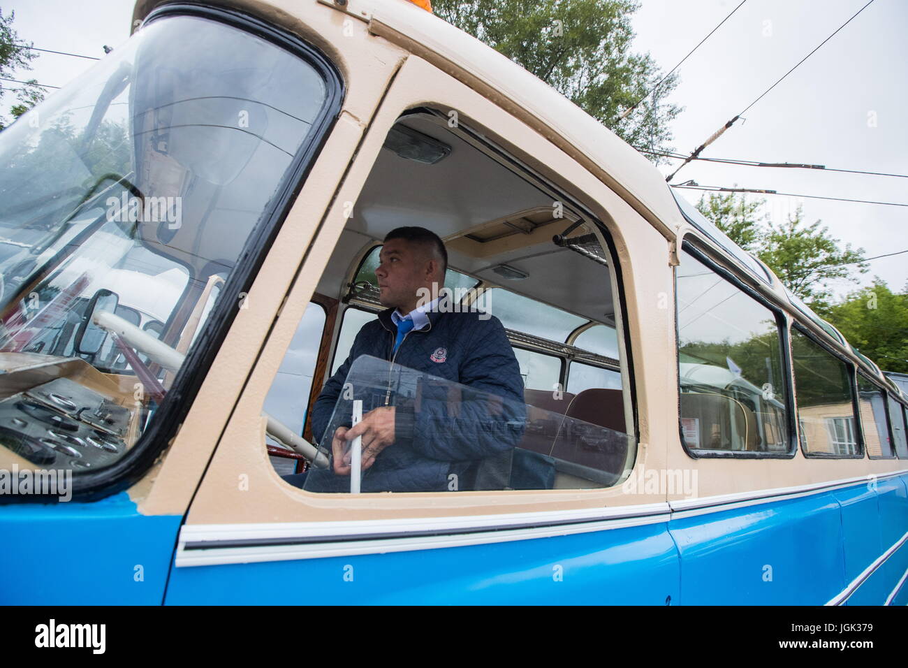 Vintage Bus Driver High Resolution Stock Photography and Images - Alamy