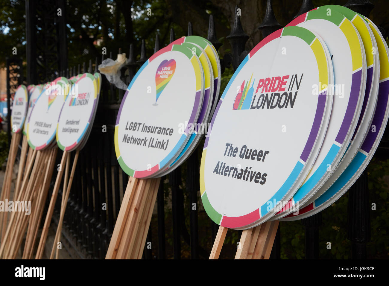 London Pride 2017 - lollipop Stock Photo - Alamy