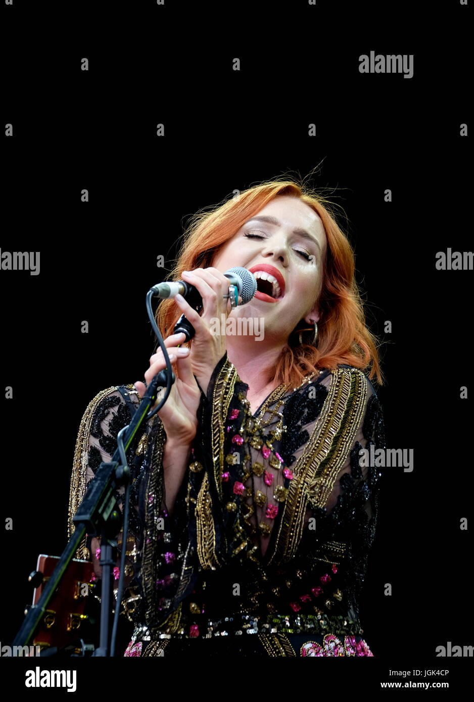 Great Tew, Oxfordshire, UK. 7th July 2017. Cornbury Festival Day 1 ...