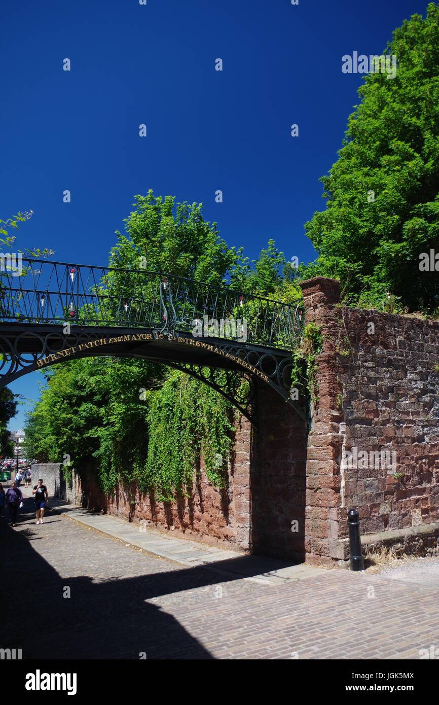 Exeter Cathedral Close Footbridge, Georgian Grade II Listed. Exeter ...