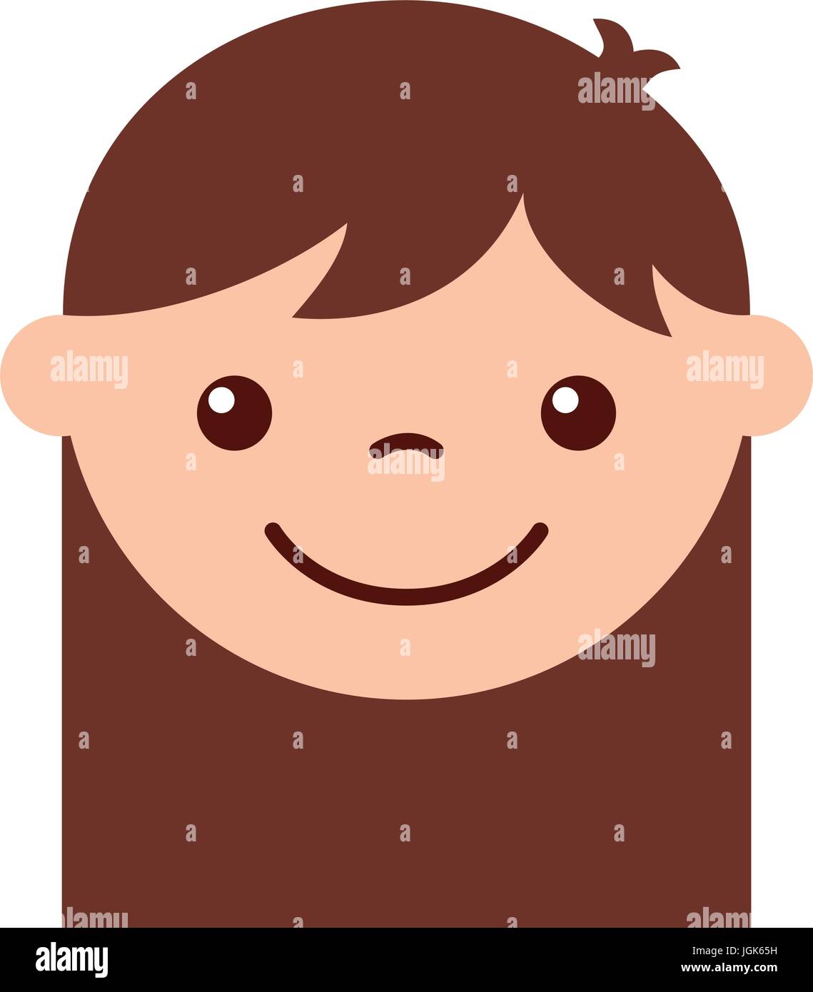 cute girl character icon Stock Vector Image & Art - Alamy
