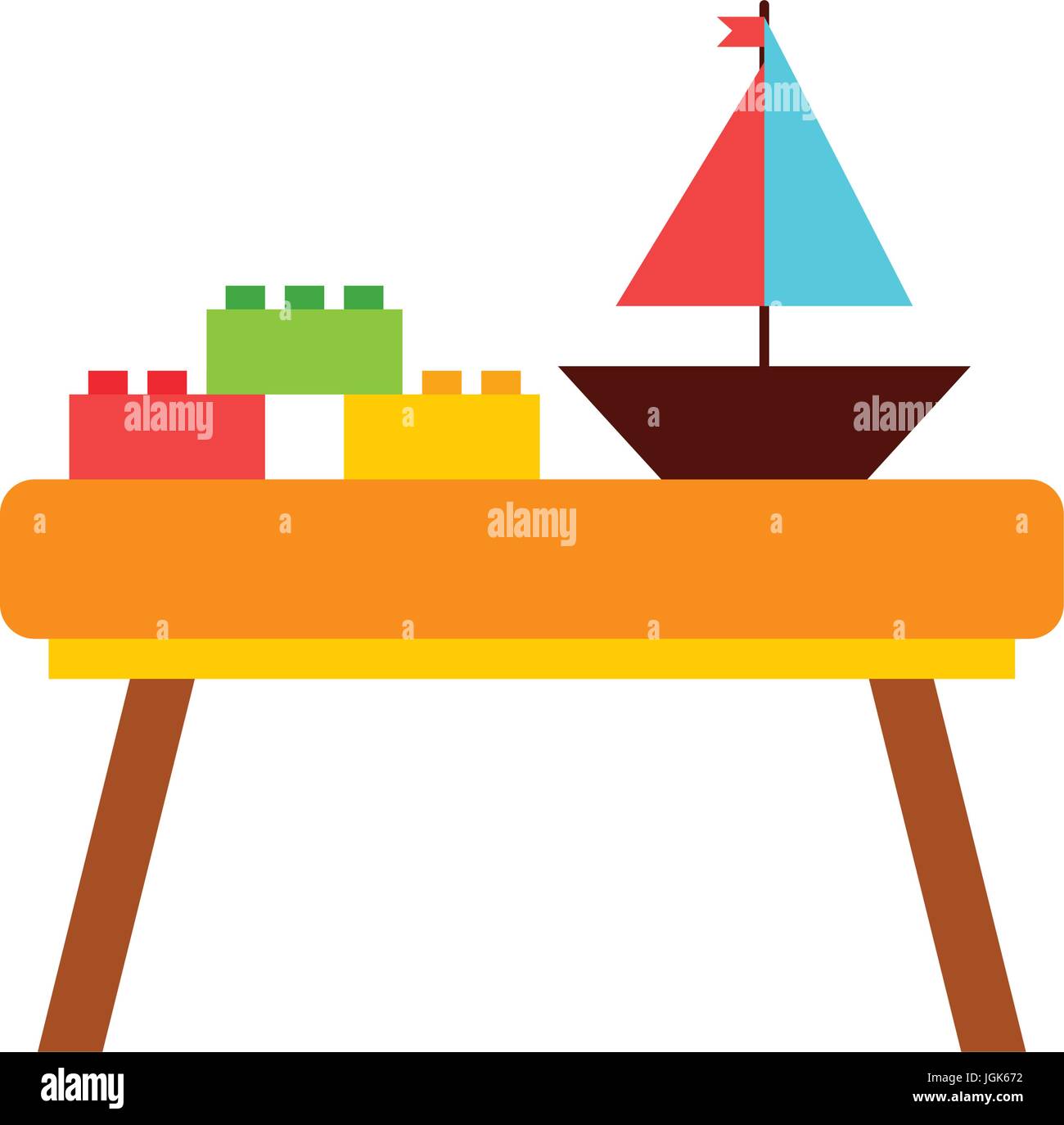 Table bricks Stock Vector Images - Alamy