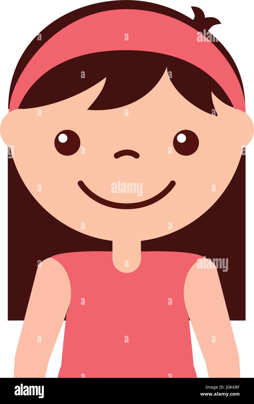cute girl character icon Stock Vector Image & Art - Alamy