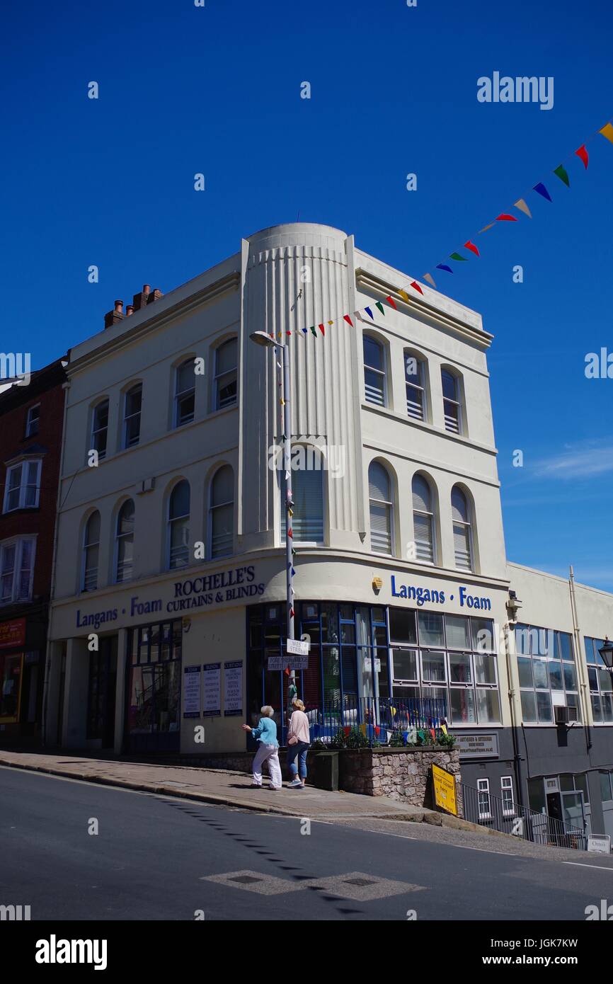 Building on Exeter's Fore Street. Devon, UK. July, 2017 Stock Photo - Alamy